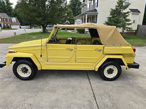 1974 Volkswagen Thing Convertible Yellow For Sale