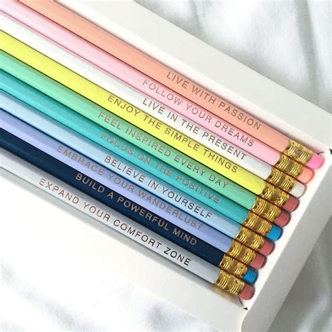 Inspirational Pencils Diy School Supplies Cute School Supplies