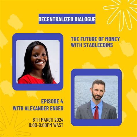 Maria Oche On Linkedin Join Alexander Enser And I As We Talk About The