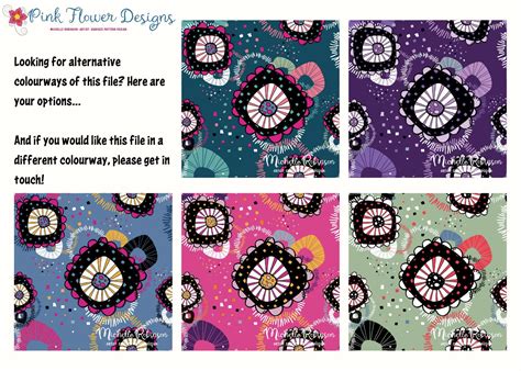 Abstract Flower Olive Retro Seamless Pattern Digital File Repeating Pattern Digital