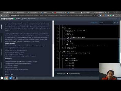 Day 13 Hacker Rank Problem Solving YouTube
