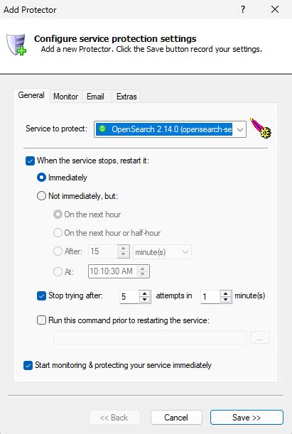 Automatically Restart The Opensearch Windows Service For 100 Uptime