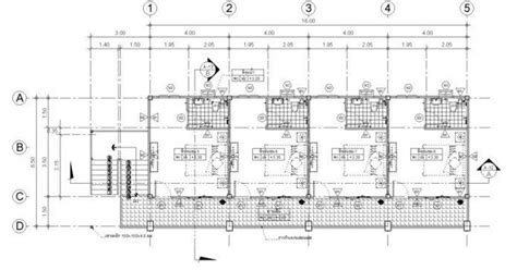 แบบห้องเช่าสองชั้นขนาด 8 ห้อง ดีไซน์เรียบง่ายกะทัดรัด พื้นที่ใช้สอยรวม 245 ตรม