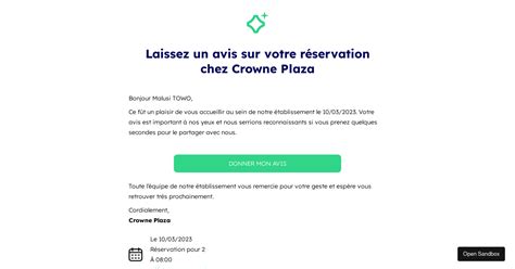 React Emails Codesandbox