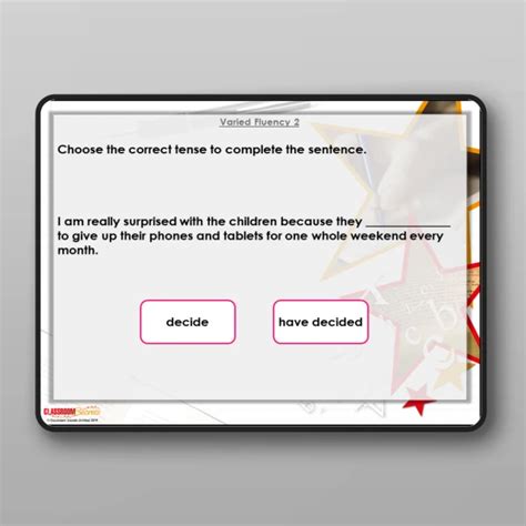 Year 3 Using Present Perfect Form In Sentences Modelling Ppt Resource Classroom Secrets