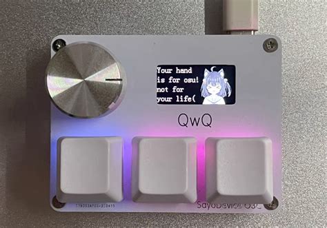 SayoDevice O3C OSU White Custom Keyboard Gaming Keyboard Rapid Trigger With Magnetic White