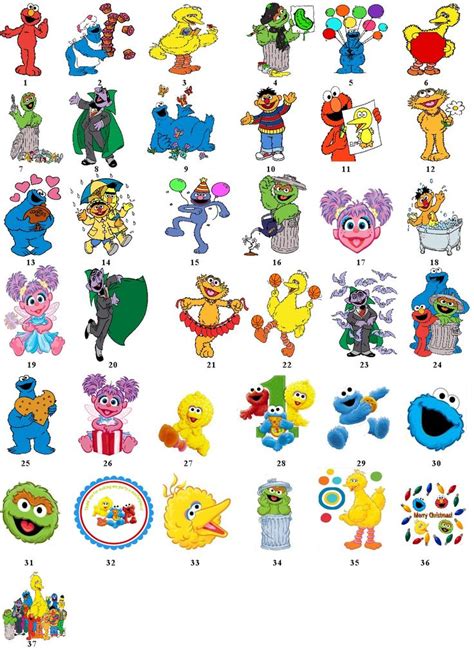 All Sesame Street Characters Names And Pictures