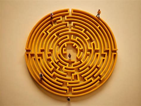 Intricate Maze Designs In Various Shapes And Colors Maze Designs Featuring Circular Square