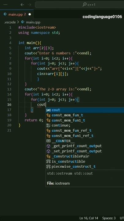 C Program To Find The Transpose Of A Matrix Programming Coding Array Matrix Youtube