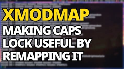 Make Caps Lock Great Again By Remapping It With Xmodmap Youtube