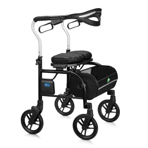 Evolution Trillium Rollator Carbon Black Tall My Safe Care United