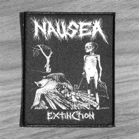 Nausea Extinction Printed Patch Todestrieb