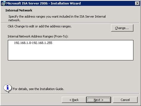 ISA Firewall Quick Tip Installing ISA Server Remotely