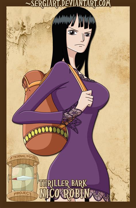 Epp Thriller Bark Nico Robin By Sergiart On Deviantart