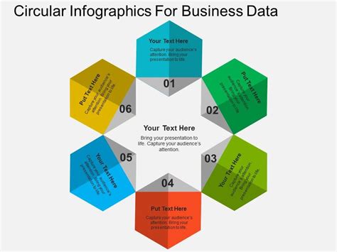 Circular Infographics For Business Data Powerpoint Templates