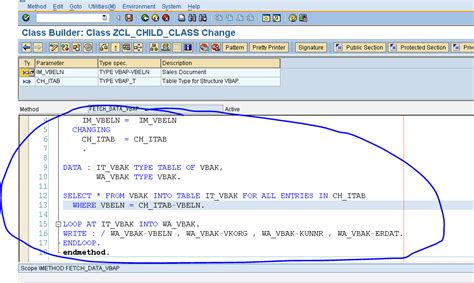 Sap Tech Global Class Inheritance