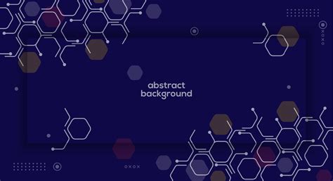 Science And Technology Concept With Hexagons Pattern And Geometric 11458170 Vector Art At Vecteezy
