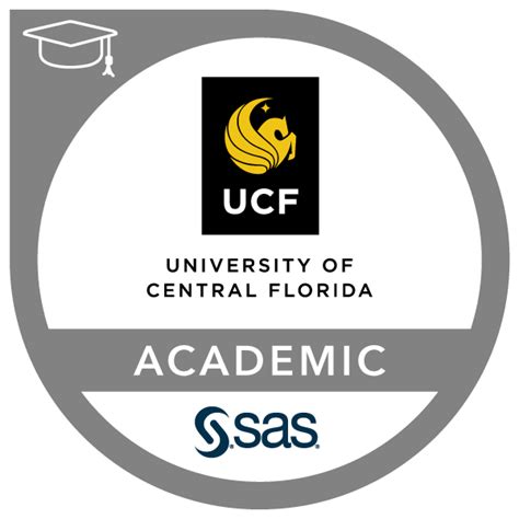 Sas University Of Central Florida Academic Specialization In Statistics And Data Science Credly