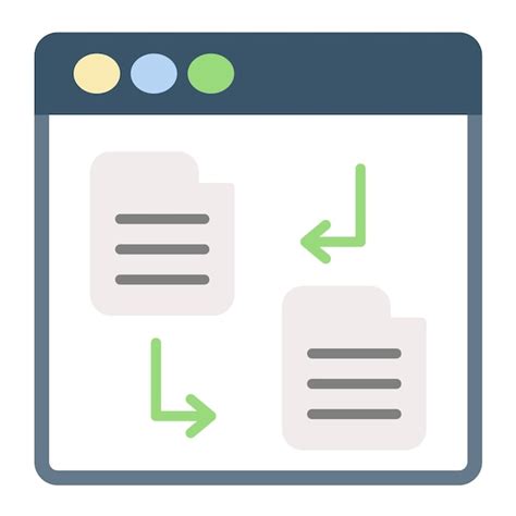 Premium Vector Data Transfer Flat Illustration