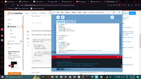 When I Run The Sketch The Program Crashes Why Rprocessing