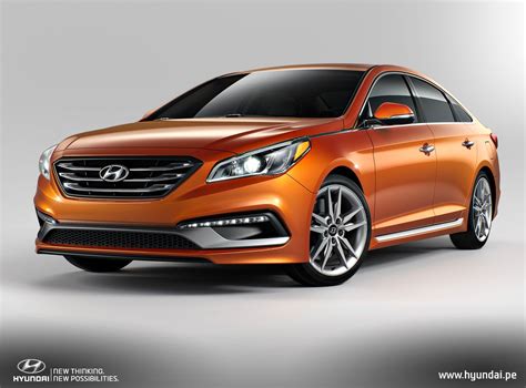 Hyundai Sonata 2015 In Orange Color