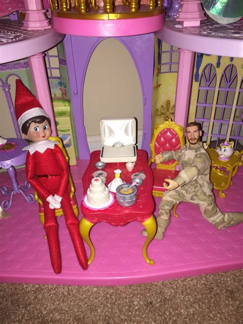 Elf On The Shelf Girly Elf On The Shelf Ideas Elf Engagement Elf