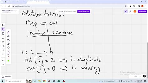 Video3 Solving Set Mismatch Leetcode 645 Using A Map Youtube