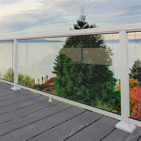 Peak Aluminum Railing 36 In H X 60 In W Clear Aluminum Deck Railing