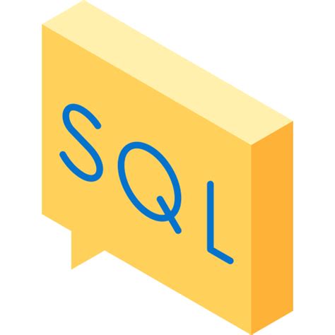 Sql Isometric Flat Icon