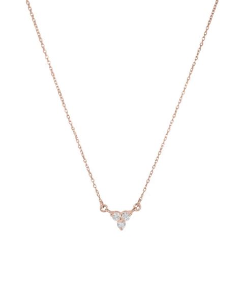 Suki Jewelry Diamond Triad Necklace