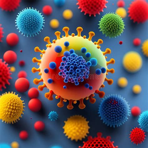 Virus Under A Microscope Stock Illustration Illustration Of Symptom 276716318