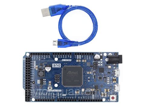 Купить Arduino Due R3 Due R3 Ch340 Atmega16u2 Atsam3x8e Arm C Usb Blue Mega16u2 Синий цена 2523