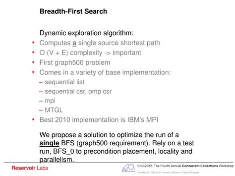 Ppt Bfs Preconditioning For High Locality Data Parallel Bfs