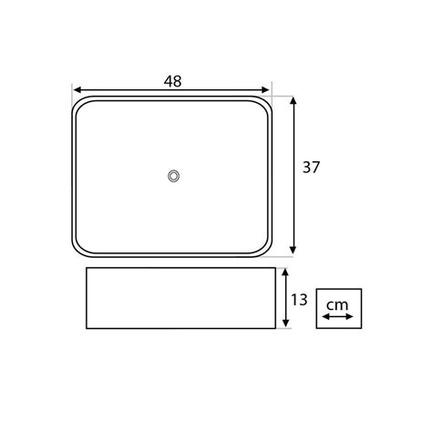 Bacha Rectangular Blanca Rozen Tienda Online