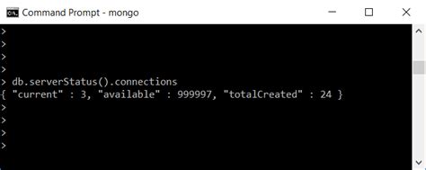 How To Find Number Of Connections To Mongodb Server