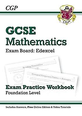 GCSE MATHS EDEXCEL Exam Practice Workbook With Answers Online Edn Foundation PicClick UK