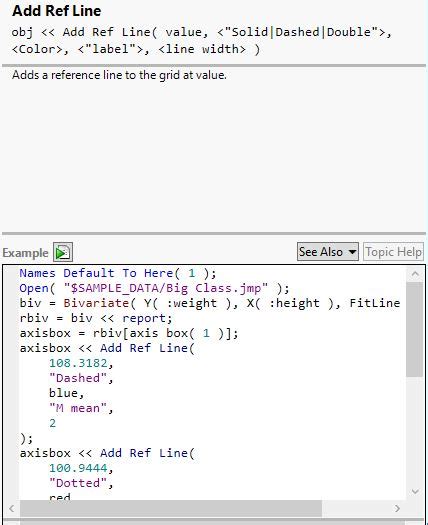 solved fill color for multiple reference lines jmp user community