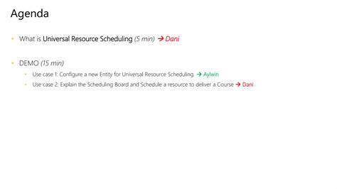 Crmug Dynamics 365 Universal Resource Scheduling Pdf
