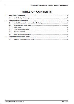 Template Audit Report Detailed Workplace Health And Safety Inspections Training And