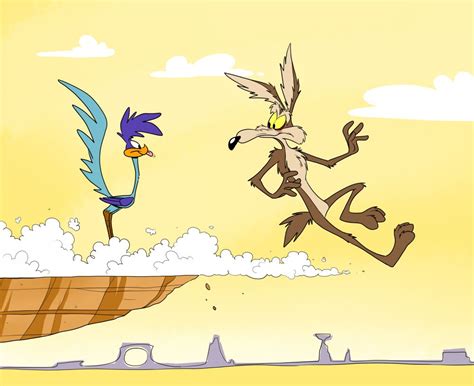 Wile E Coyote And Road Runner From Looney Tunes 1930 Vintage Cartoons Pinterest Road
