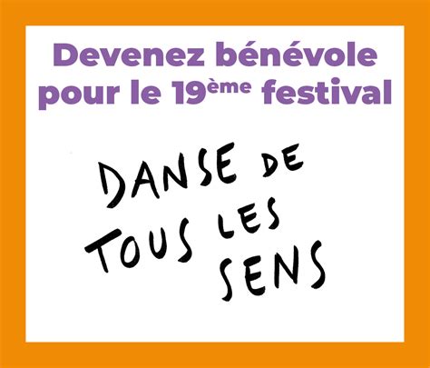 19ème Festival Danse De Tous Les Sens Recherche Bénévoles Mairie De