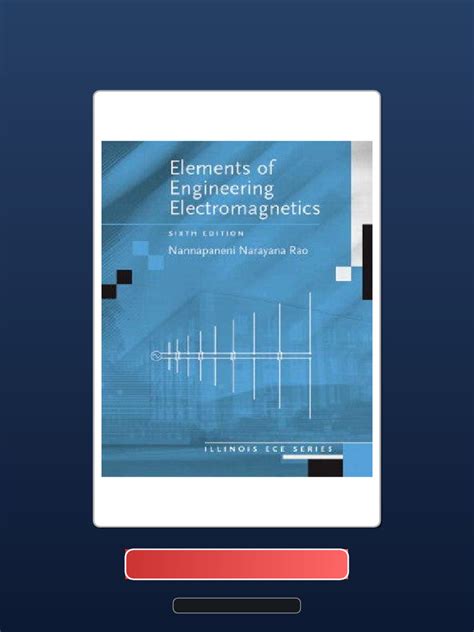 Verified Pdf Download Elements Of Engineering Electromagnetics 6e 6th Edition Nannapaneni