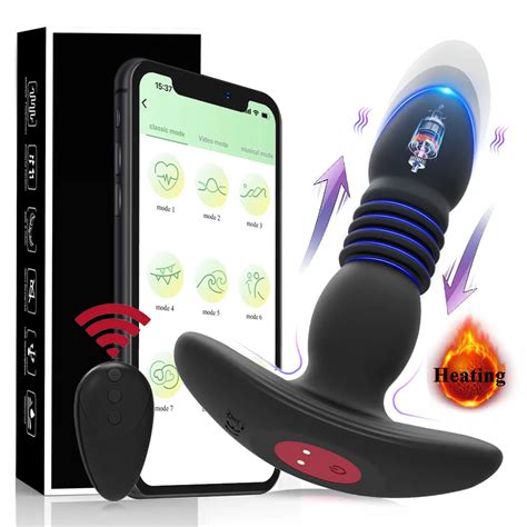 Vibrators Telescopic Vibrating Hip Massager Anal Vibrator Wireless