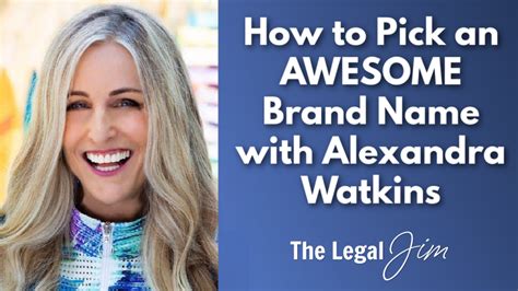 Alexandra Watkins On Picking An Awesome Brand Name