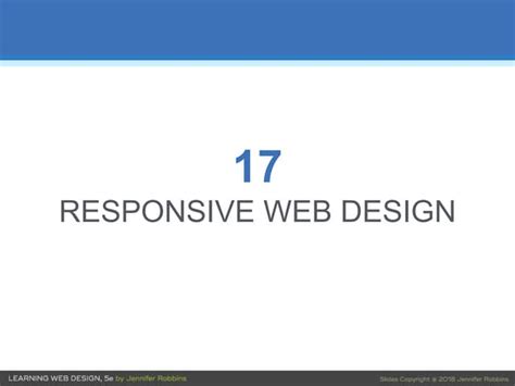 Chapter 17 Responsive Web Design Ppt