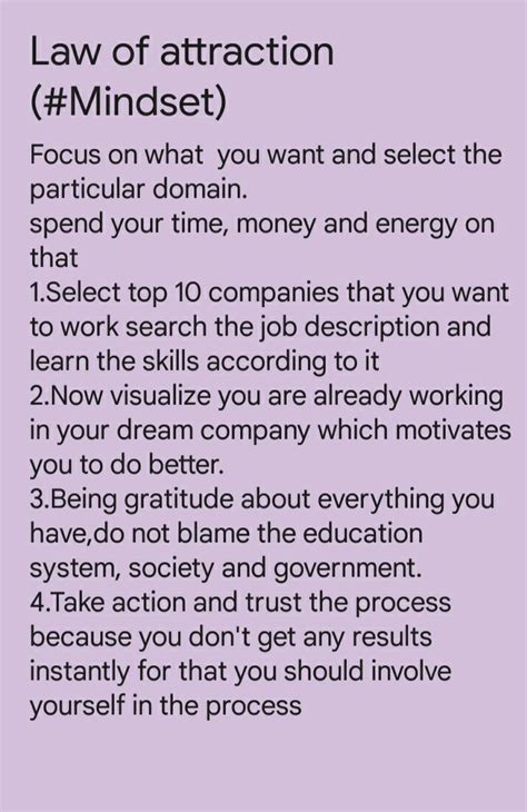 Mindset Attraction Motivation India Bengaluru Hyderabad Chennai