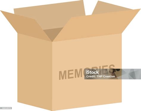Open Memory Box Vector Stock Illustration Download Image Now Box