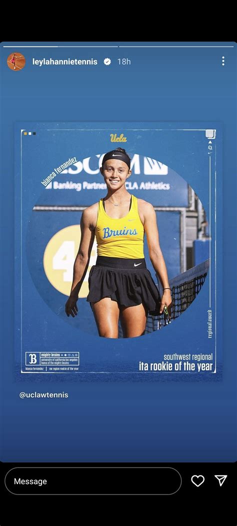 Leylah Fernandez Celebrates Sister Bianca S Achievement As Ucla Bruins Star Makes Waves In
