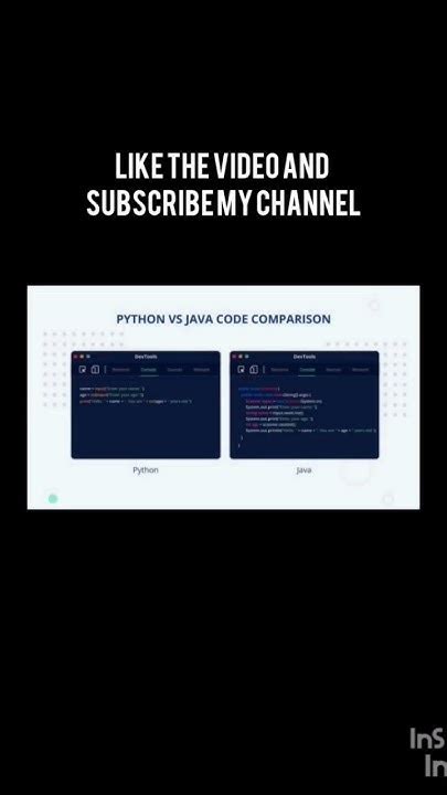 Python Vs Java Code Comparisoncoding Technology Programminglanguage Education