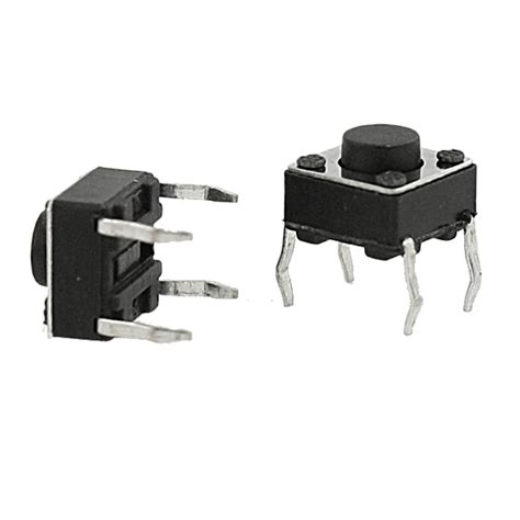 Interruptor De Boton Push Button 4 Pines Ecetronics Mid